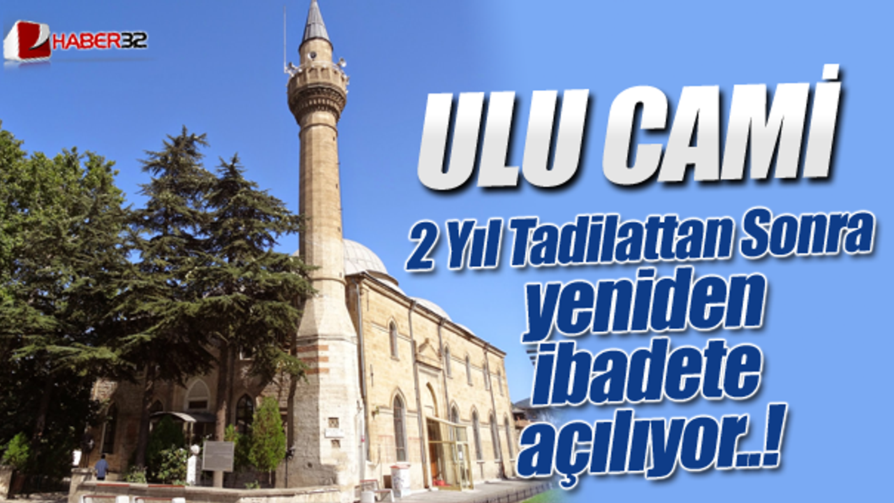 ISPARTA ULU CAMİİ YARIN CUMA NAMAZIYLA İBADETE AÇILIYOR! ISPARTA ULU CAMİİ YARIN CUMA NAMAZIYLA İBADETE AÇILIYOR!