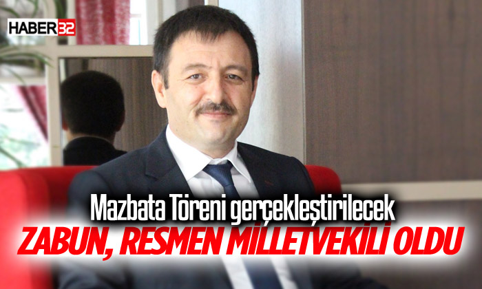 Osman Zabun, resmen milletvekili oldu
