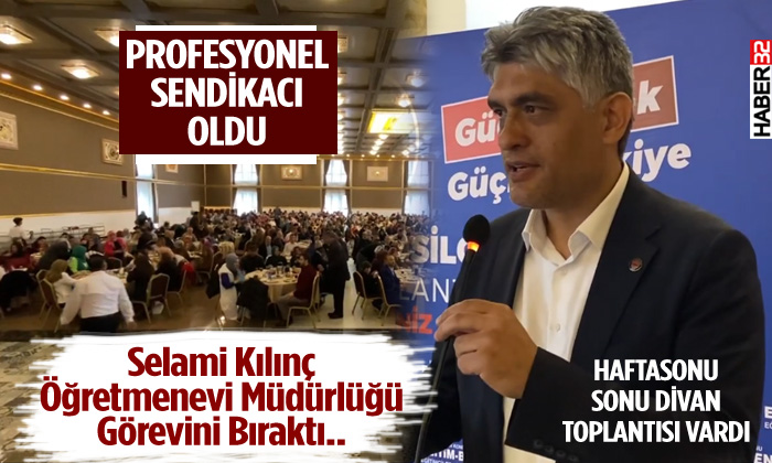 Selami Kılınç, Öğretmenevi Müdürlüğünü Bıraktı