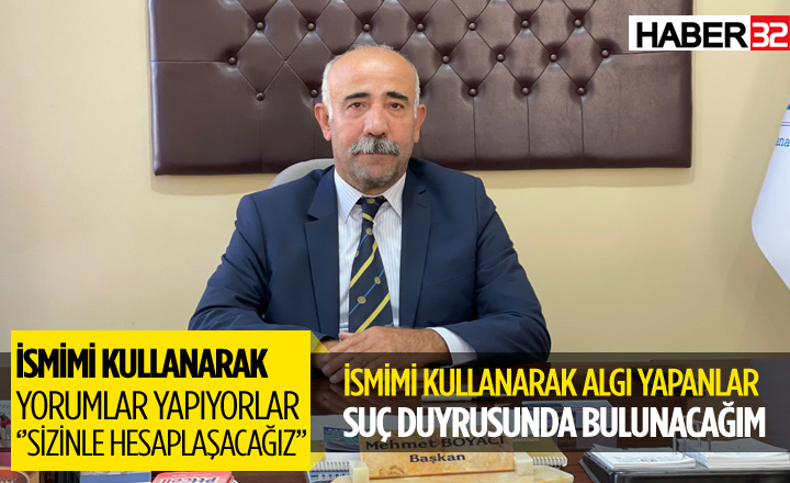 Mehmet Boyacı Adımı Kullanıyorlar..