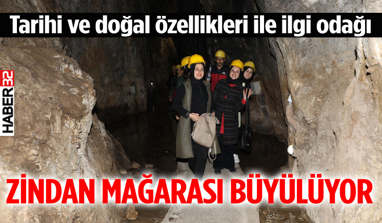 Zindan Mağarası ziyaretçilerini ağırlıyor