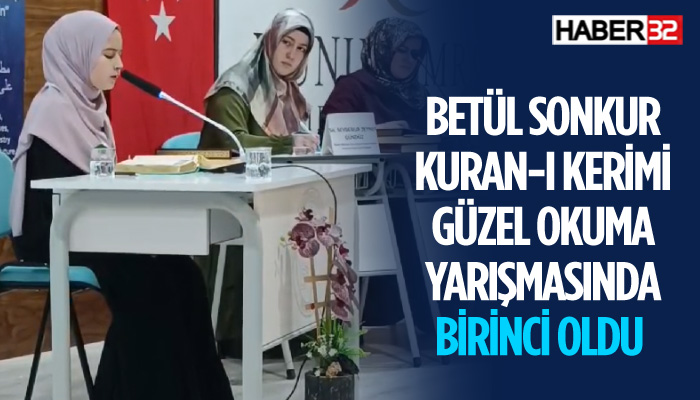 Kuranı Kerimi Güzel Okuma Yarışmasında Birinci Oldu