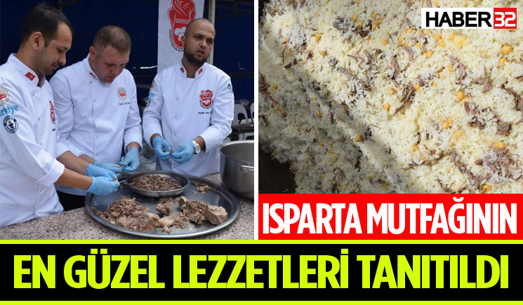 Isparta'nın yöresel lezzetleri tanıtıldı